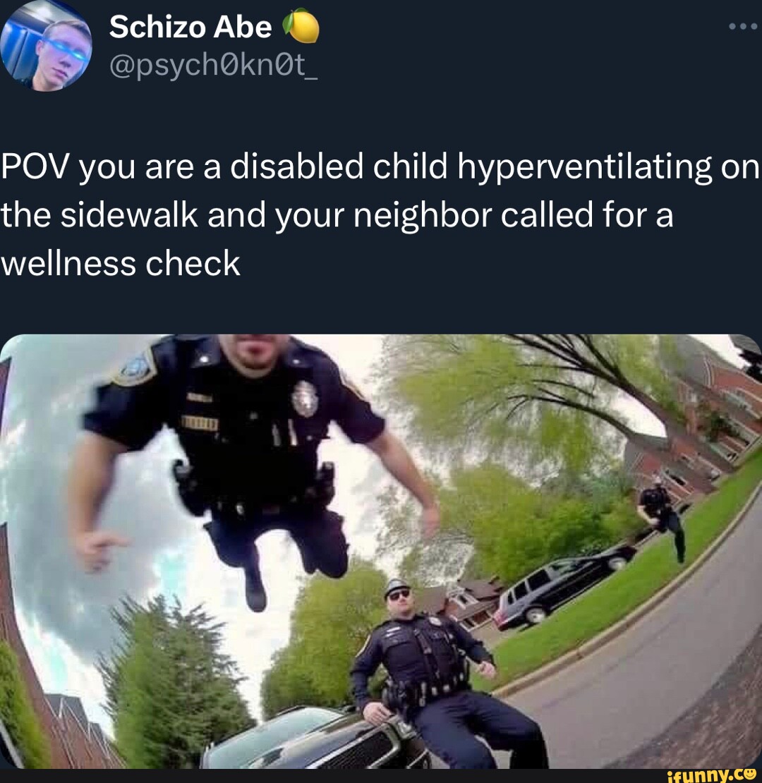 Schizo Abe POV you are a disabled child hyperventilating on the ...