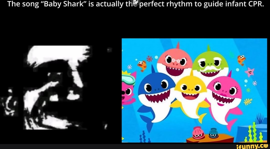 The song "Baby Shark" is actually the perfect rhythm to guide infant ...