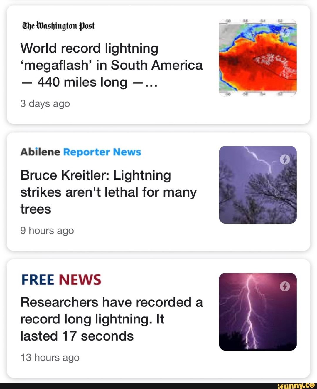 The Washington Post World record lightning 'megaflash' in South America ...