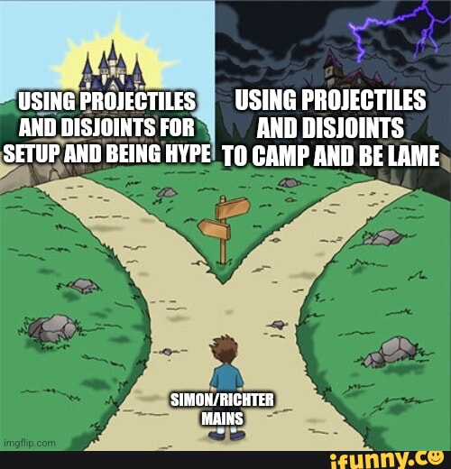 USING PROJECTILES USING PROJECTILES AND DISJOINTS FOR AND DISJOINTS ...