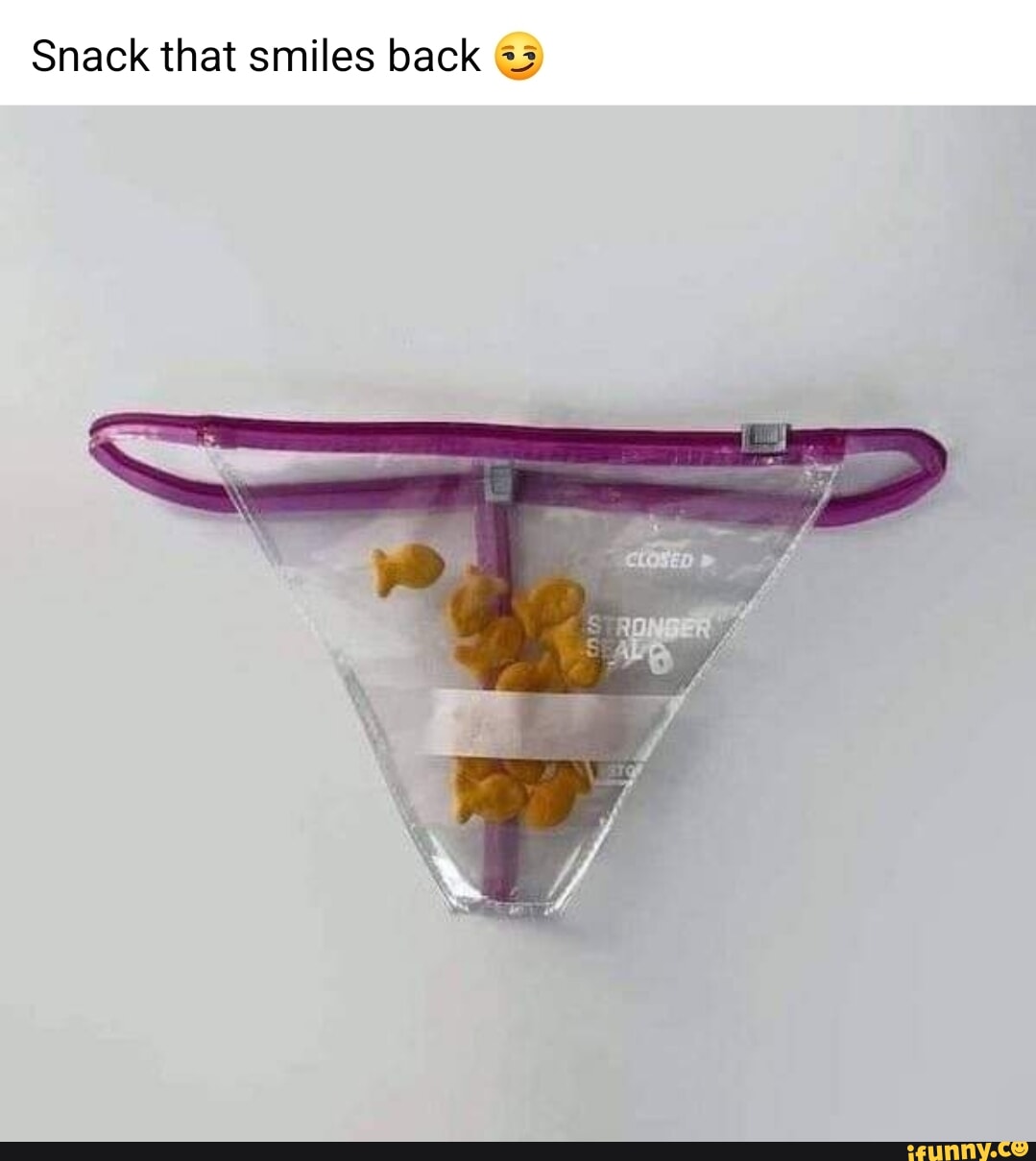 Snack that smiles back - iFunny