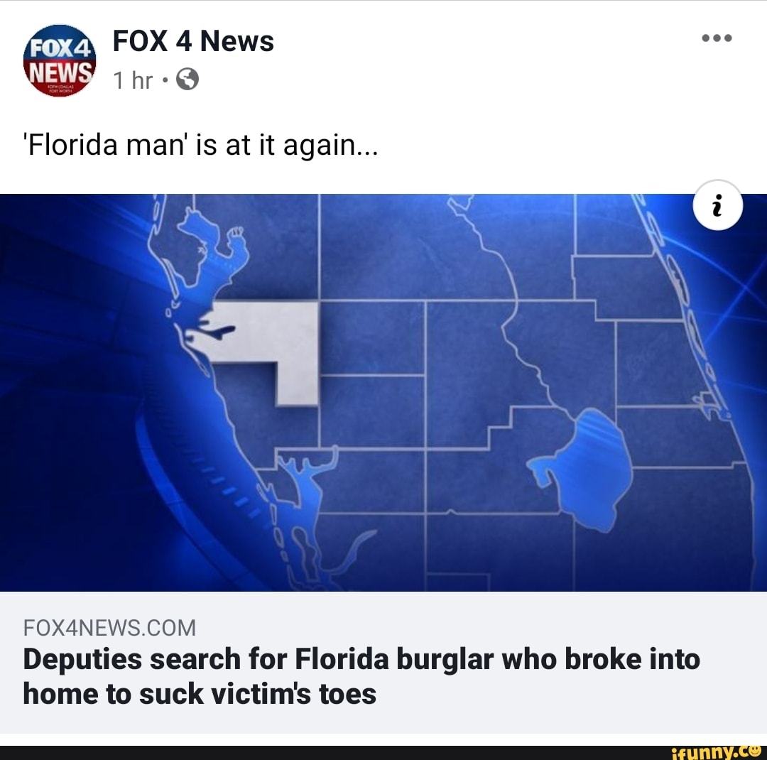 'Florida man is at it again... FOX4NEWS.COM Deputies search for Florida ...