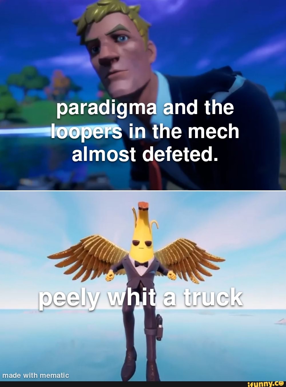 Paradigma and the loopers in the mech almost defeted. peely whit.a ...