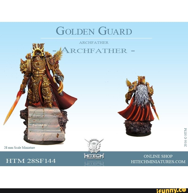 GOLDEN GUARD 28 mm Scale Miniature ONLINE SHOP HITECHMINIATURES COM M ...