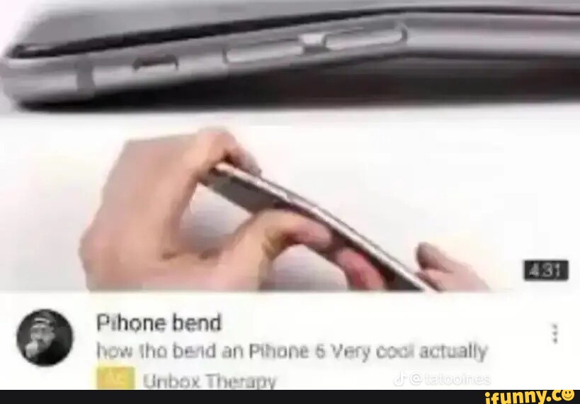 Funny Iphone 6 Bending
