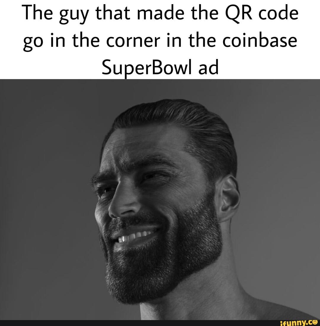 The guy that made the QR code go in the corner in the coinbase ...