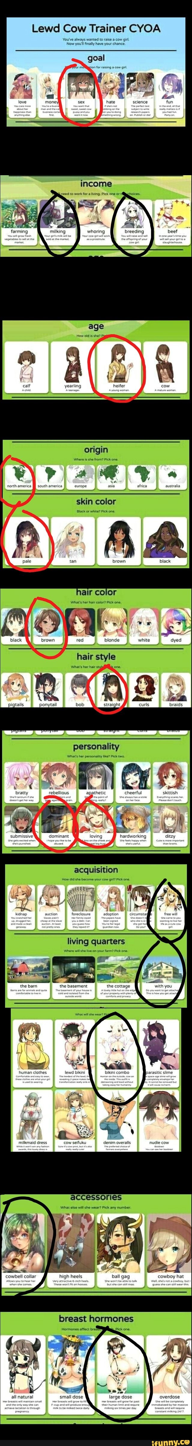 Lewd Cow Trainer CYOA - iFunny