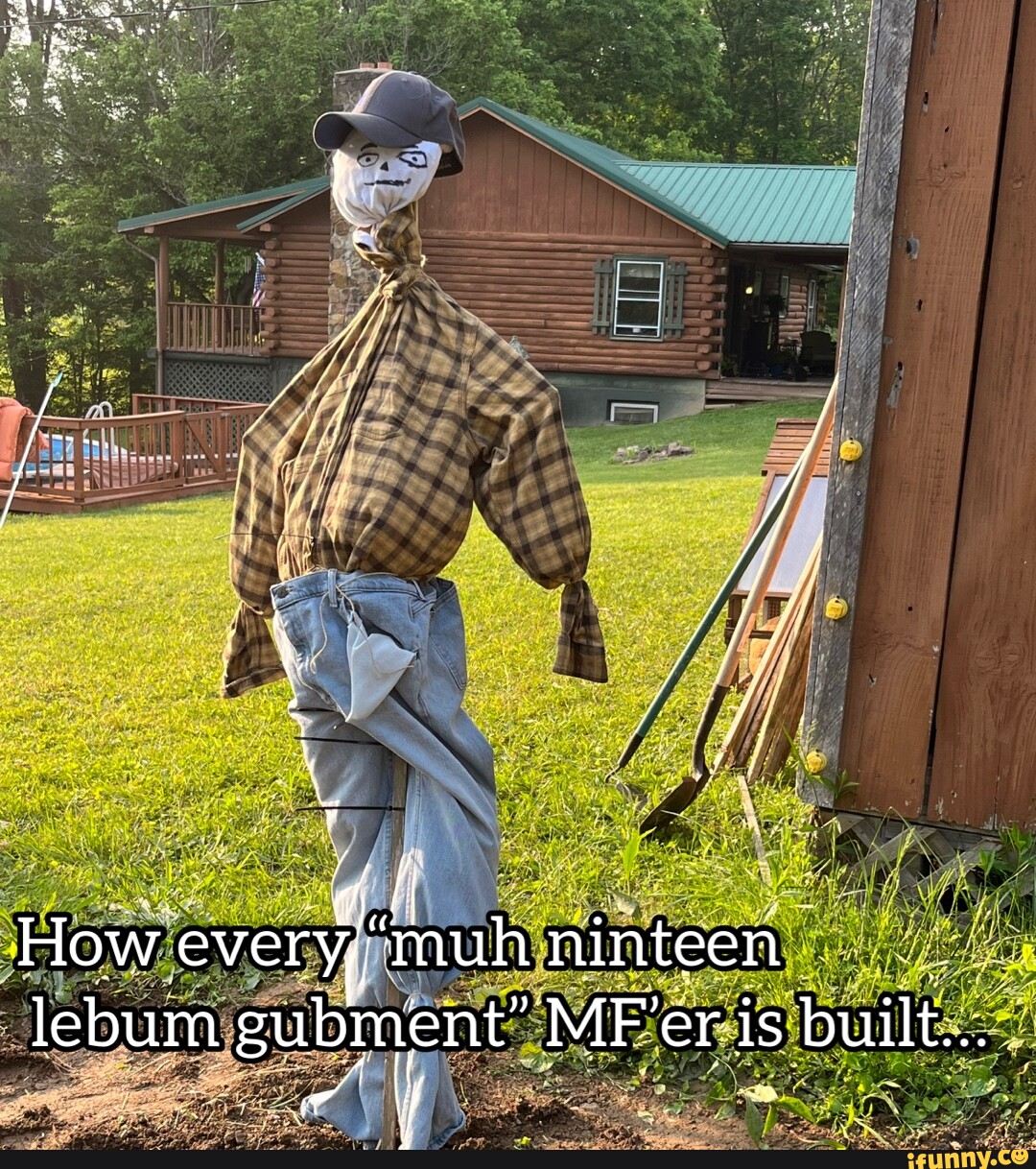 How every;' muh ninteen lebum gubment MF'er is built... - iFunny