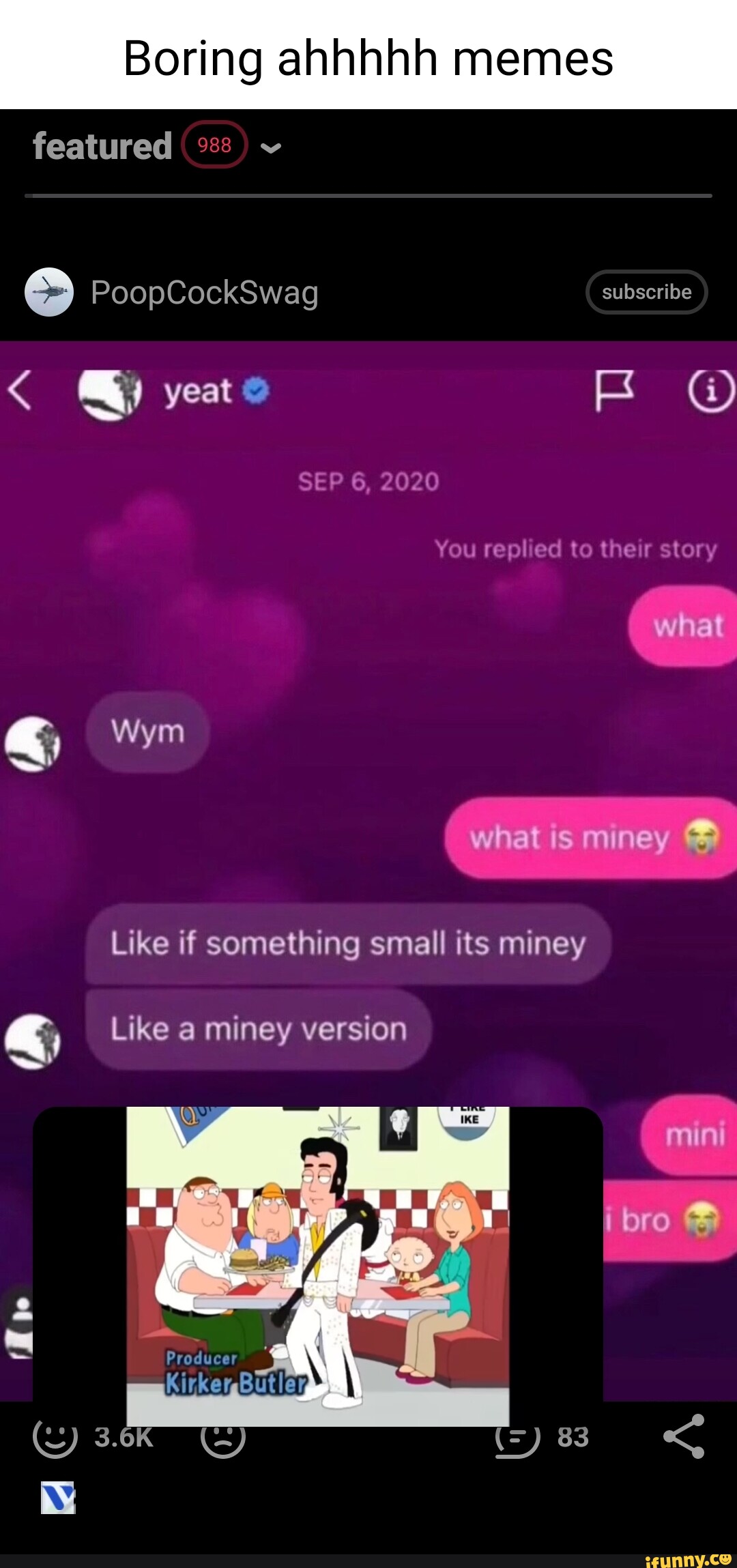 Boring Ahhhhh Memes Featured 988 PoopCockSwag Subscribe Yeat SEP 6 boring-ahhhhh-memes-featured-988-poopcockswag-subscribe-yeat-sep-6