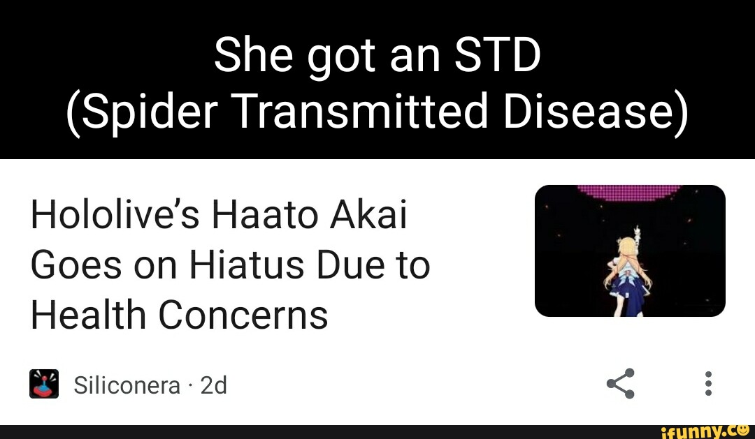 She got an STD (Spider Transmitted Disease) Hololive's Haato Akai Goes ...