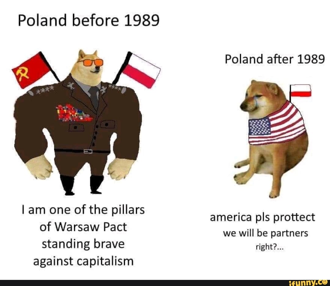 Poland before 1989 of Warsaw Pact standing brave EN against capitalism ...
