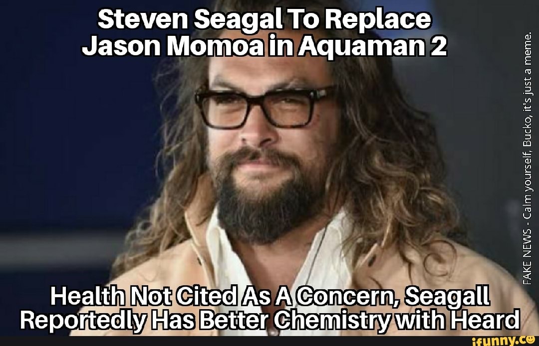 Steven Seagal To Replace Jason Momoa in Aquaman 2 Health Not Cited is A ...