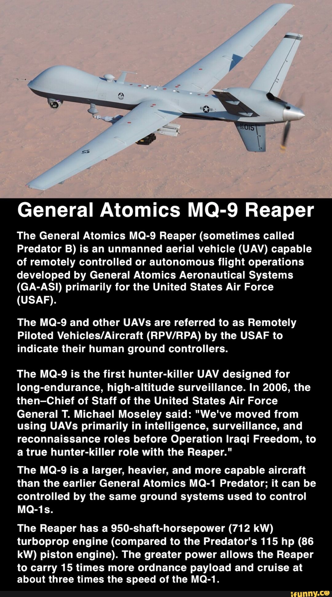 General Atomics MQ-9 Reaper The General Atomics MQ-9 Reaper (sometimes ...