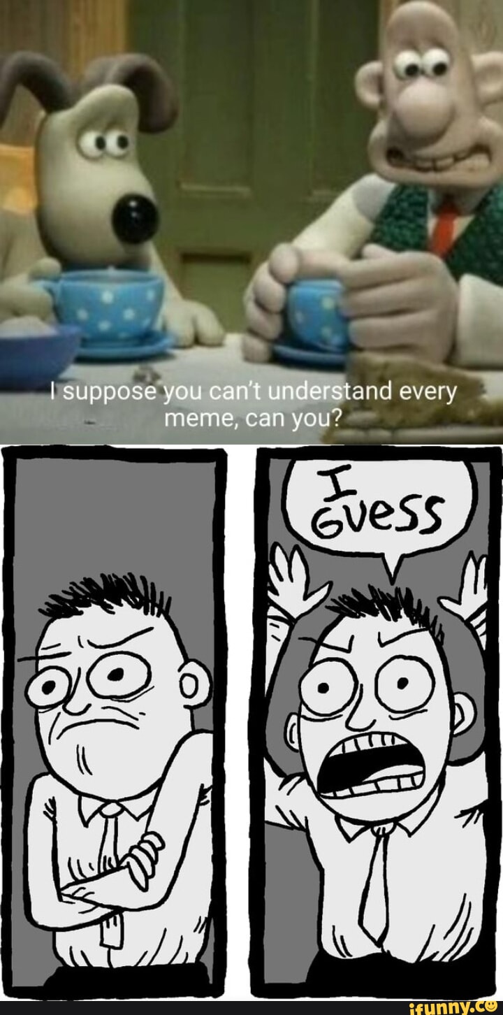 Suppose you Cal understand every meme, can you? - iFunny
