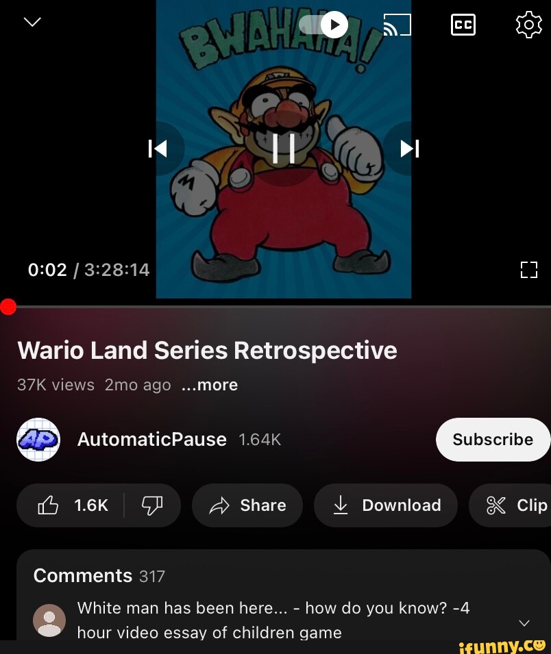 Wario Land Series Retrospective views ago ...more AutomaticPause 1.64K ...