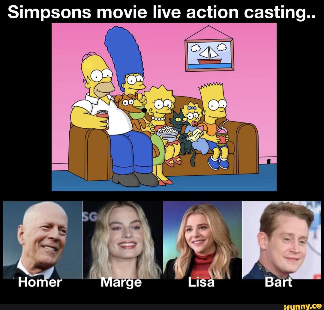 A darker more realistic version of The Simpsons - Simpsons movie live ...