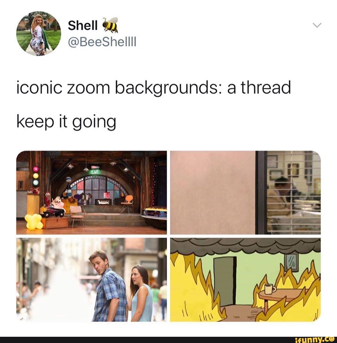 Shell iconic zoom backgrounds: a thread keep it going - iFunny