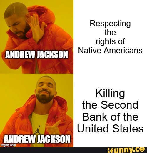 Respecting rights of Native Americans ANDREW JACKSON Killing the Second ...
