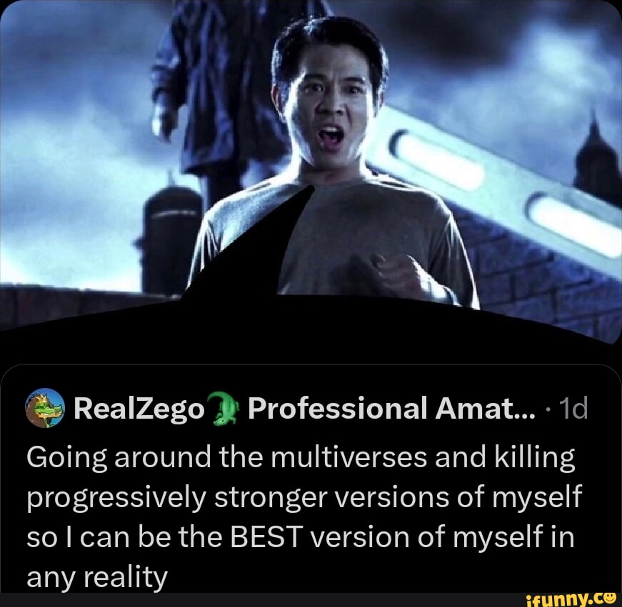 Going around the multiverses and killing progressively stronger ...