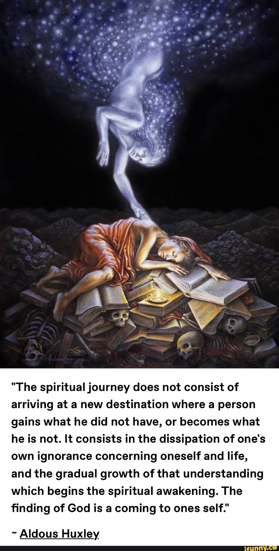 "The spiritual journey does not consist of arriving at a new ...