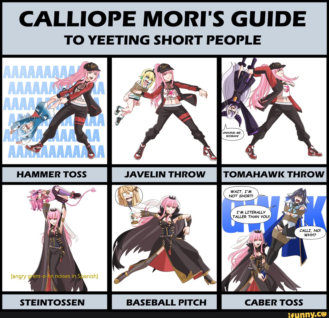 CALLIOPE MORIS GUIDE TO YEETING SHORT PEOPLE TOMAHAWK THROW STEINTOSSEN ...