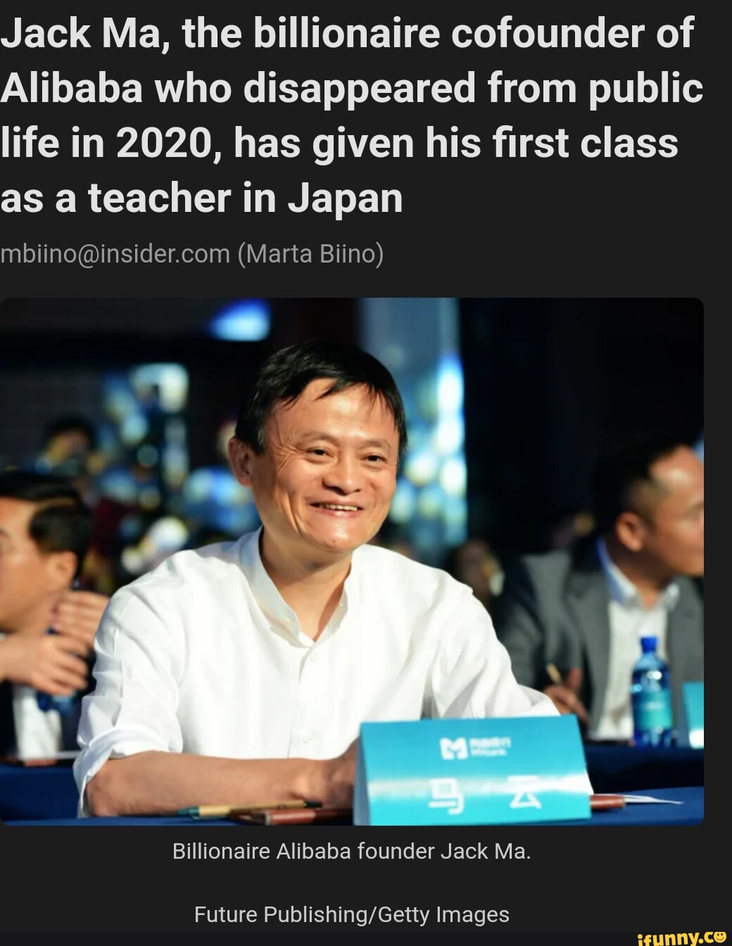 Jack Ma, the billionaire cofounder of Alibaba who disappeared from ...
