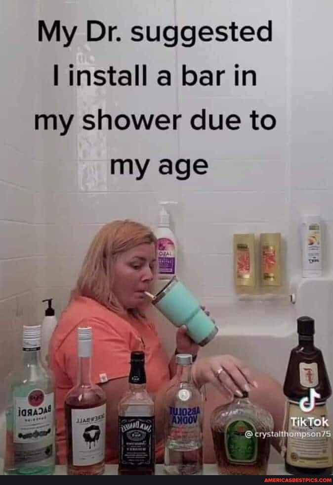 My Dr. suggested install a bar in my shower due to my age - America’s ...