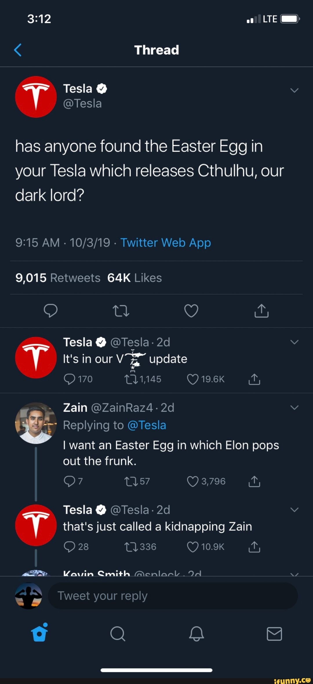 Has anyone found the Easter Egg in your Tesla which releases Cthulhu ...