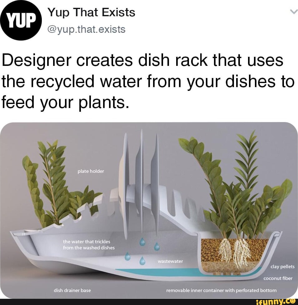 Yup That Exists @yup.that. exists Designer creates dish rack that uses ...