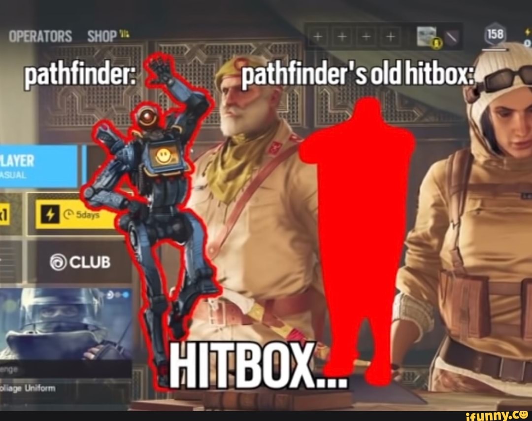 OPERATORS SHOP pathfinder: pathfinder's old hitbox: Uniform HITBOX ...