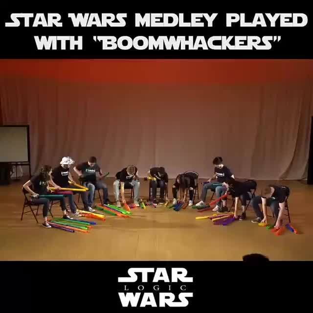 STAR WARS MEDLEY PLAYED WITH "BOOMWHACKERS" - )