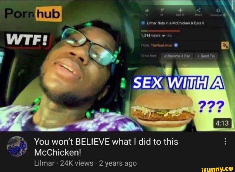 Ina McChicken Eats AS I You won't BELIEVE what I did to this McChicken ...