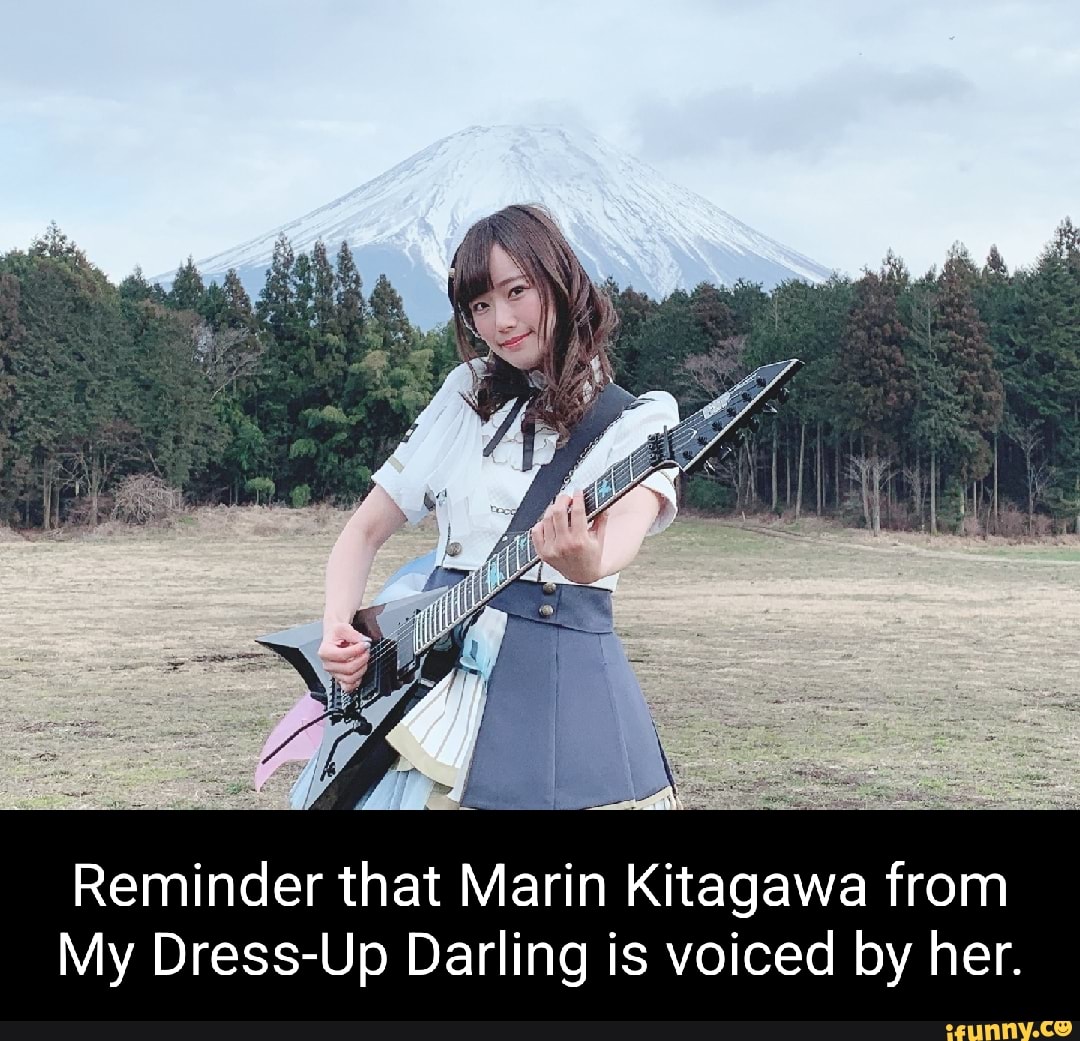 Ag Reminder that Marin Kitagawa from My Dress-Up Darling is voiced by ...