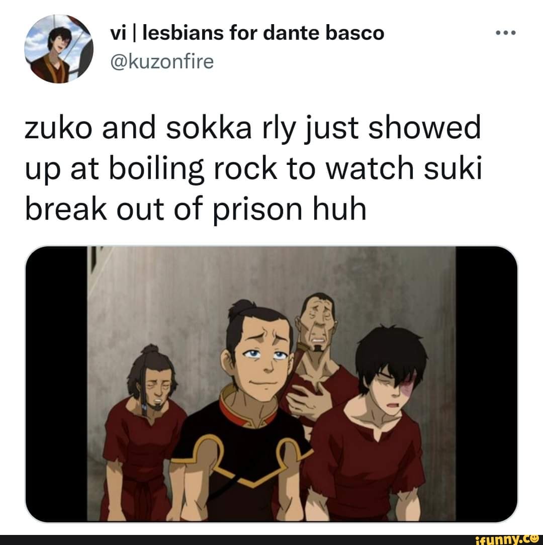 Vi I lesbians for dante basco @kuzonfire zuko and sokka rly just showed ...