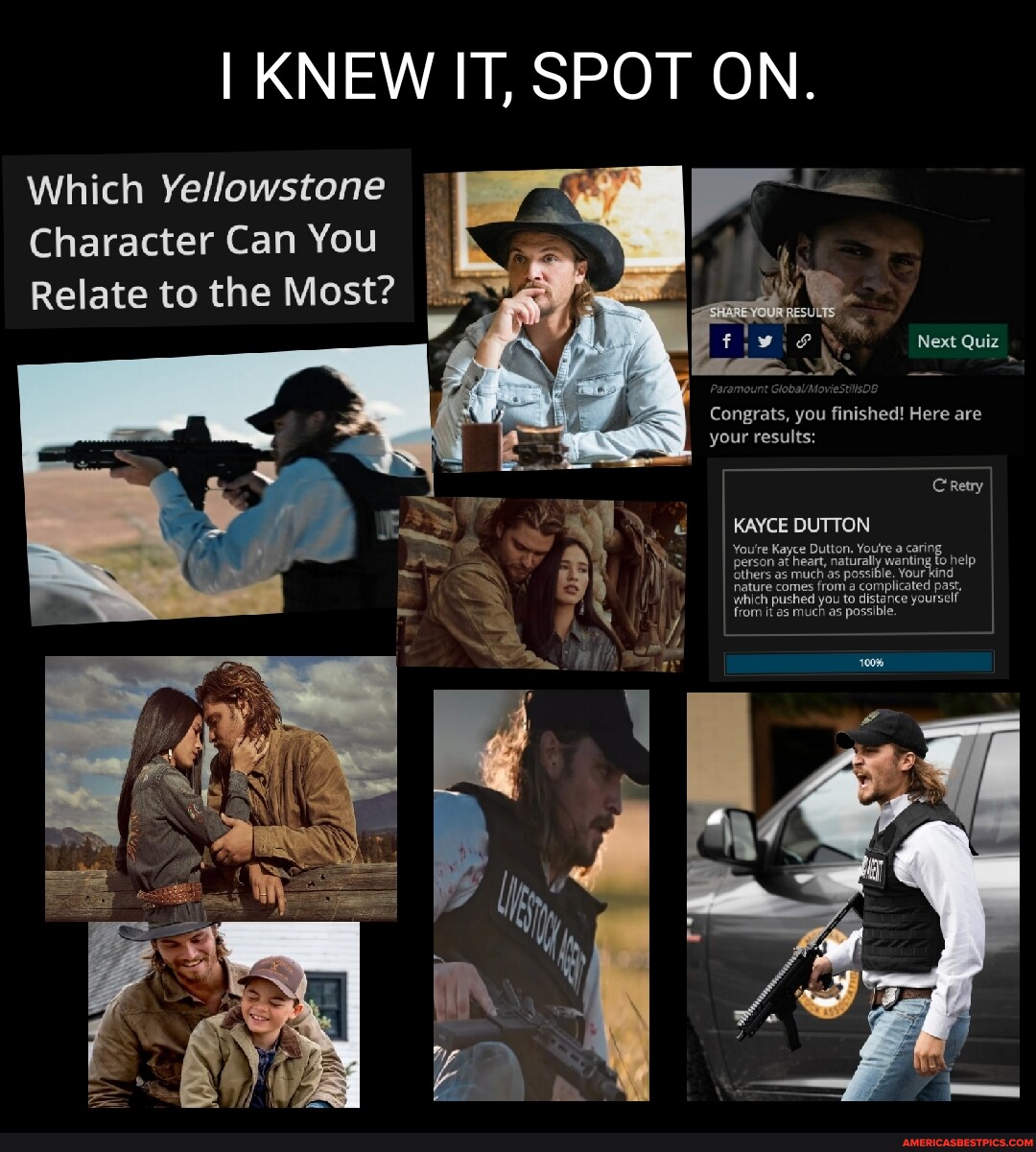 I KNEW IT, SPOT ON. Which Yellowstone Character Can You Relate to the ...