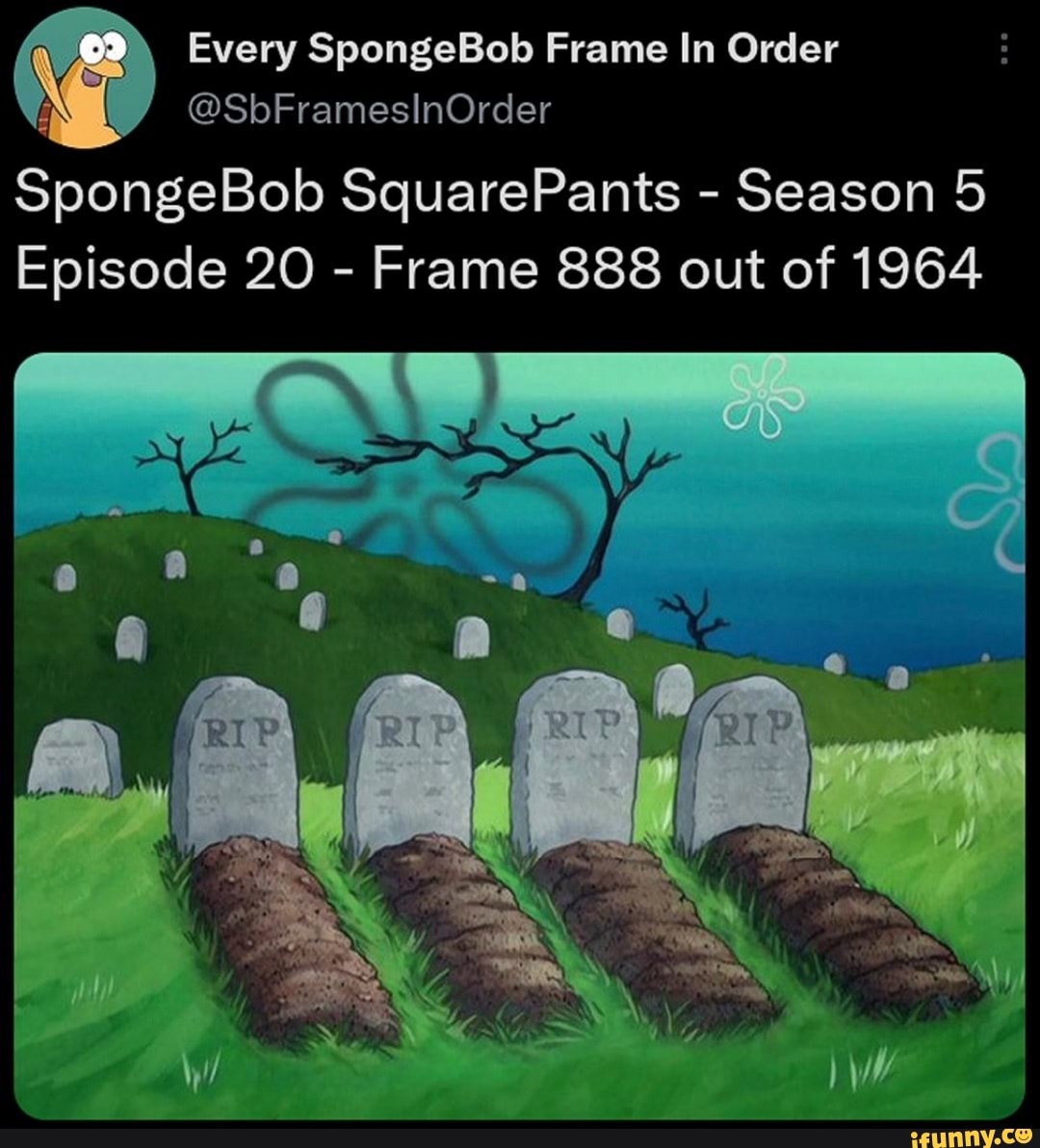 Every SpongeBob Frame In Order @SbFramesInOrder SpongeBob SquarePants ...