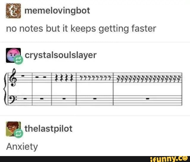 Memelovingbot no notes but it keeps getting faster I crystalsoutstayer ...