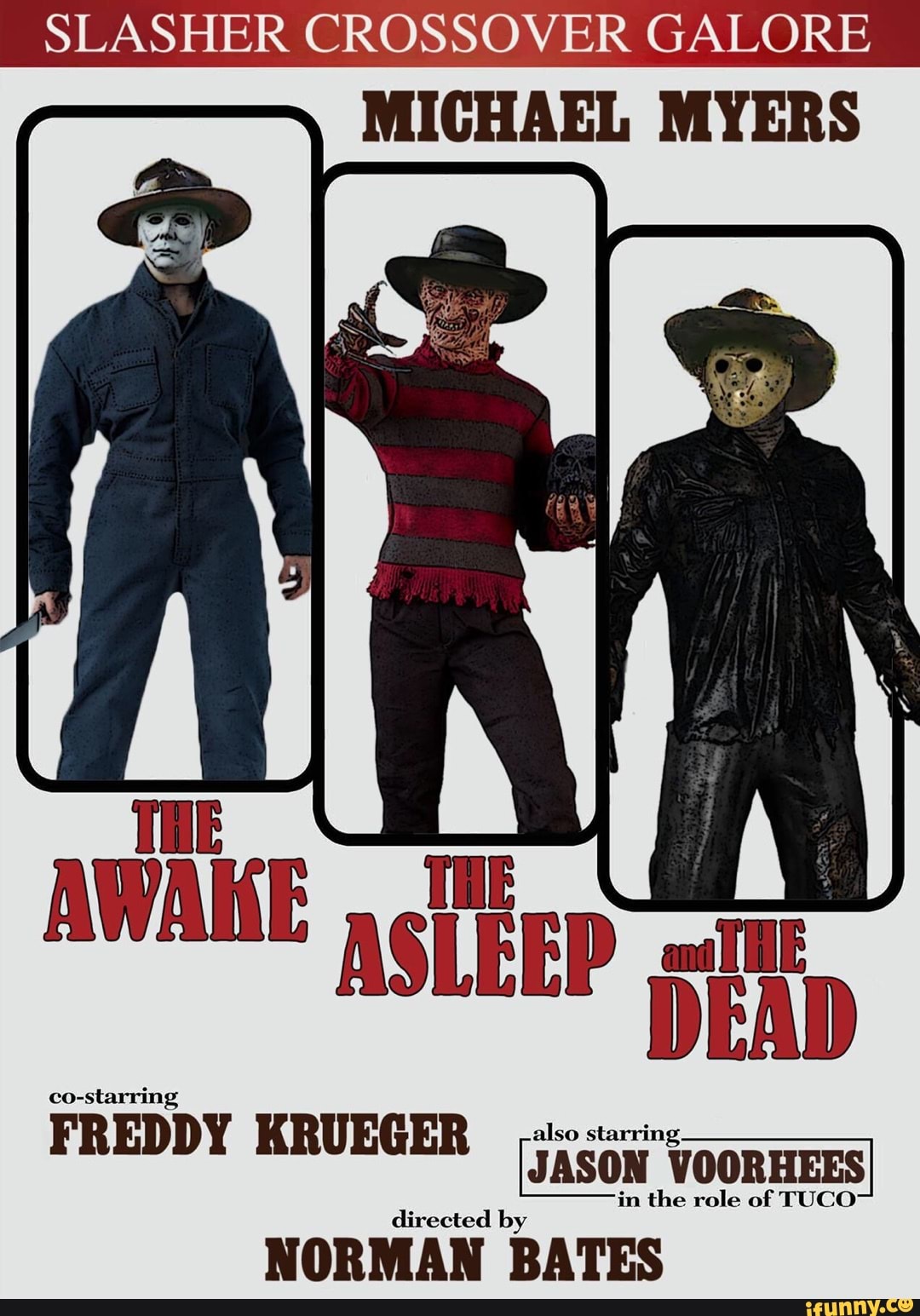 SLASHER CROSSOVER GALORE MICHAEL MYERS co-starring FREDDY KRUEGER also ...