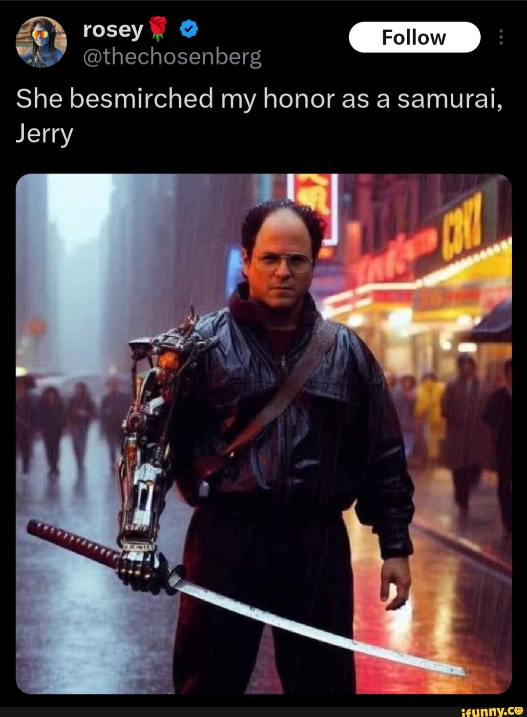 By Rosey Follow She Besmirched My Honor As A Samurai Jerry Ifunny