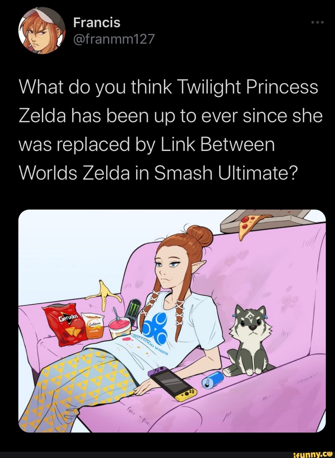 Francis @franmm127 What do you think Twilight Princess Zelda has been ...
