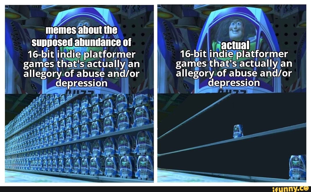Memes about the supposed abundance of 16-bit indie platformer games ...
