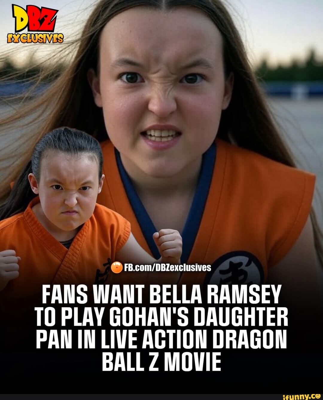 FANS WANT BELLA RAMSEY TO PLAY GOHAN'S DAUGHTER PAN IN LIVE ACTION ...
