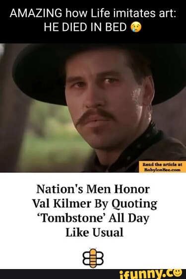 Doc Holliday Tombstone Memes I'm Your Huckleberry: The True Meaning Of