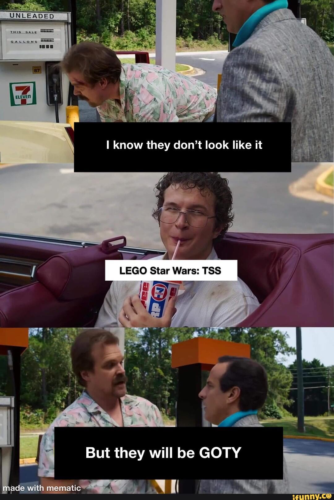 Know they don't look like it Wares TSS But they will be GOTY - iFunny