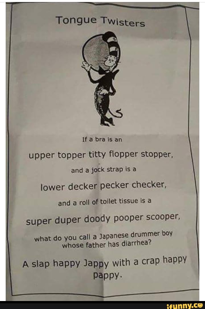 If a bra is an upper topper titty flopper stopper. and a joék strap Is ...