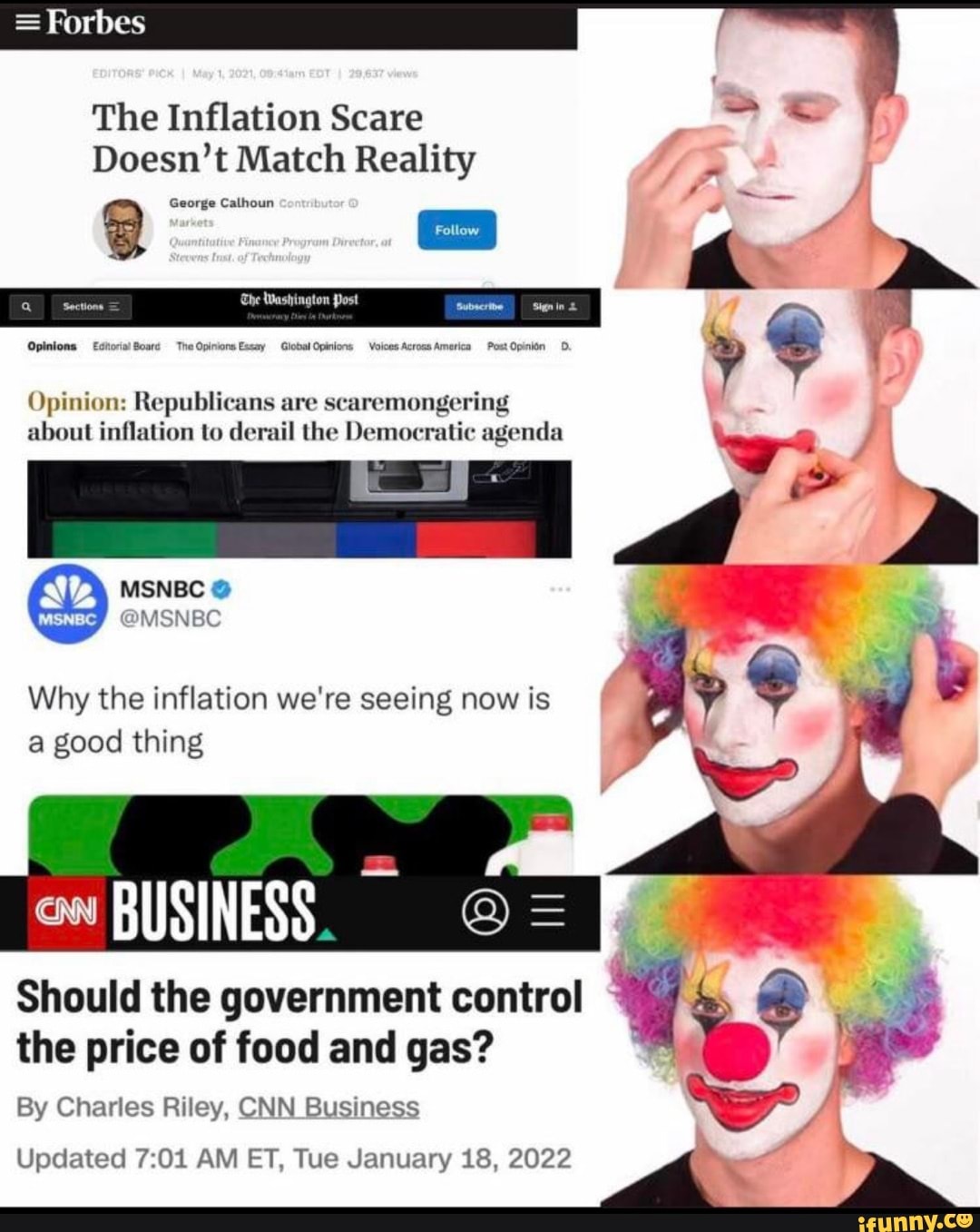 The Inflation Scare Doesn't Match Reality George Calhoun The Washington ...