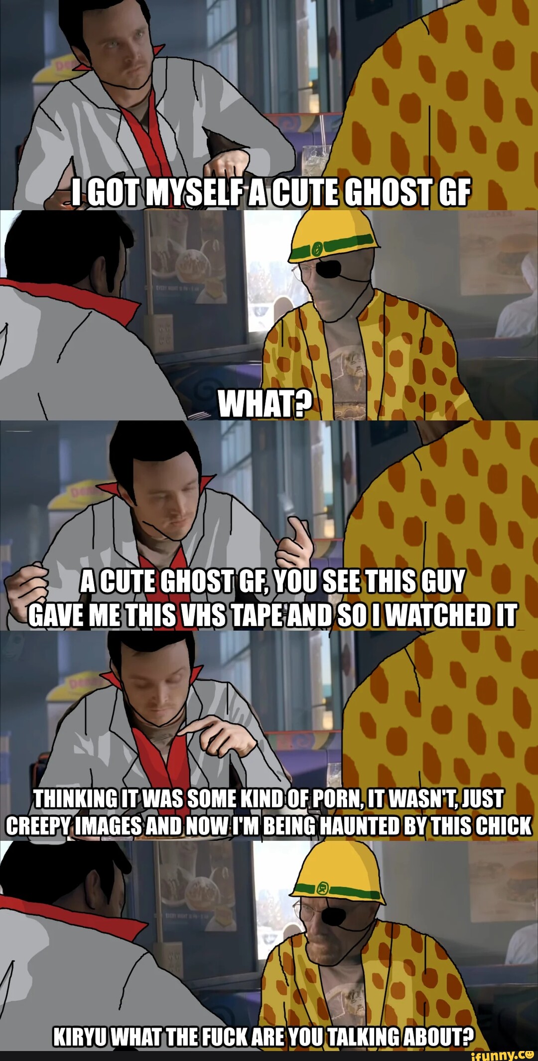 GOT MYSELF A CUTE GHOST GF WHAT? A CUTE GHOST GE YOU SEE THIS GUY GAVE ...