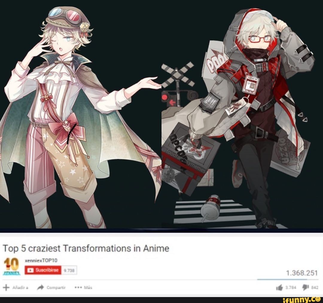 Top 5 craziest Transformations in Anime - iFunny
