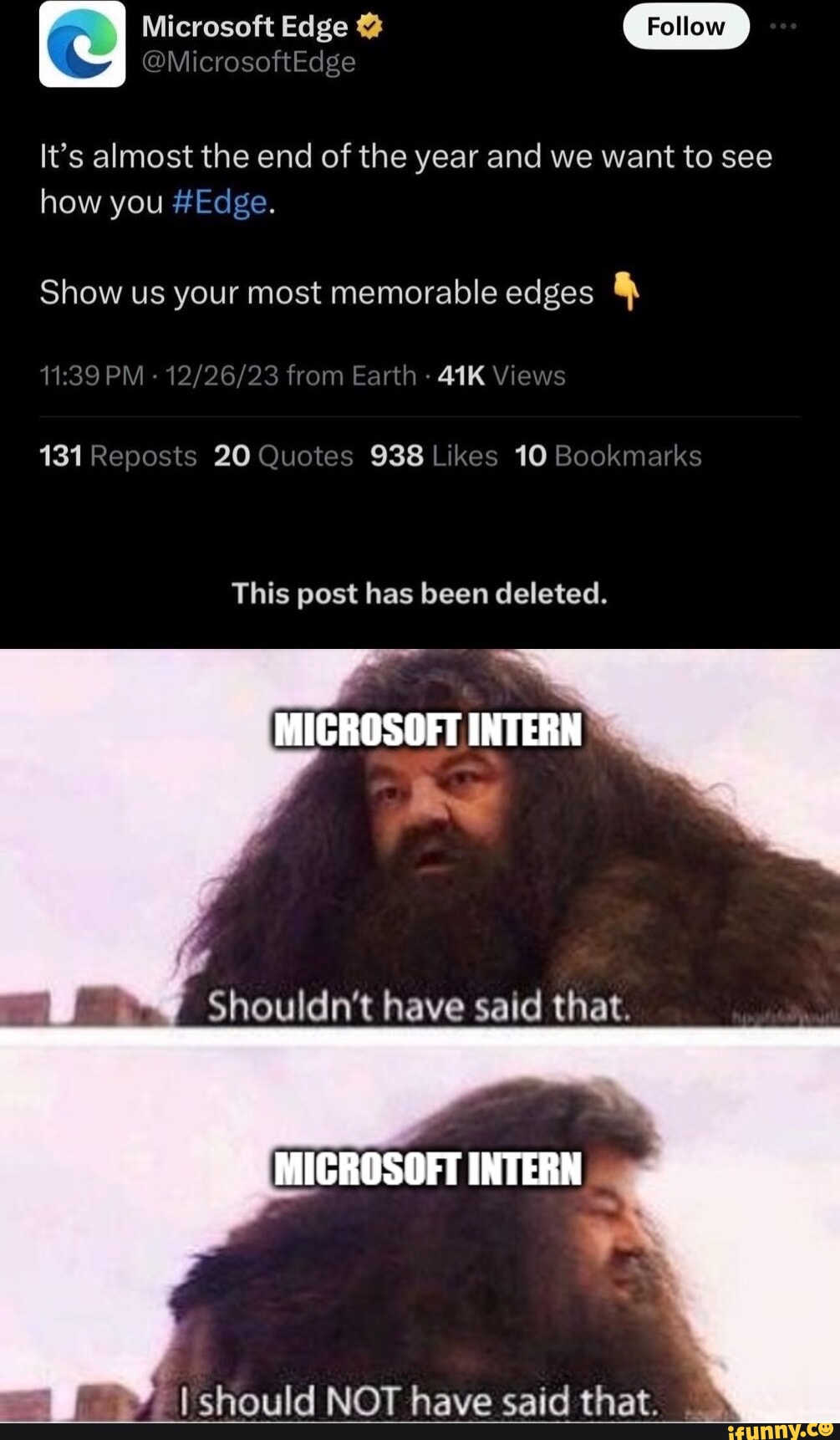 Follow Microsoft Edge It's almost the end of the year and we want to ...