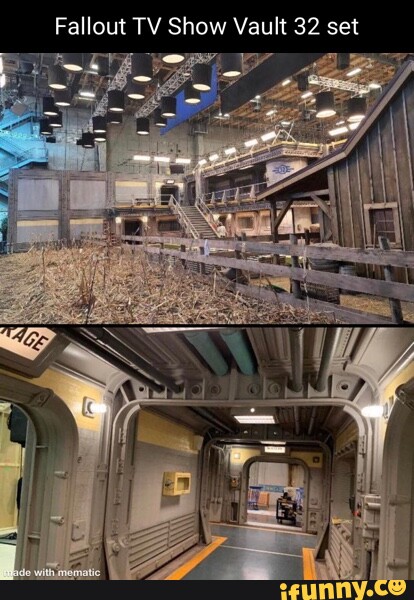 Fallout TV Show Vault 32 set - iFunny